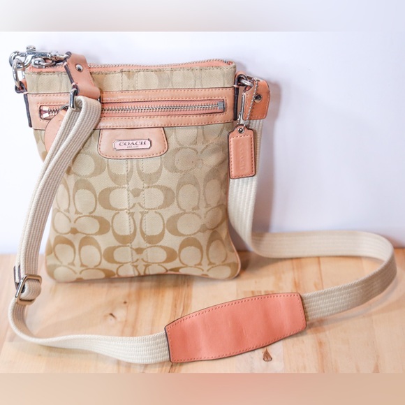 Coach | Bags | Coach Small Signature Jacquard Crossbody Bag | Poshmark